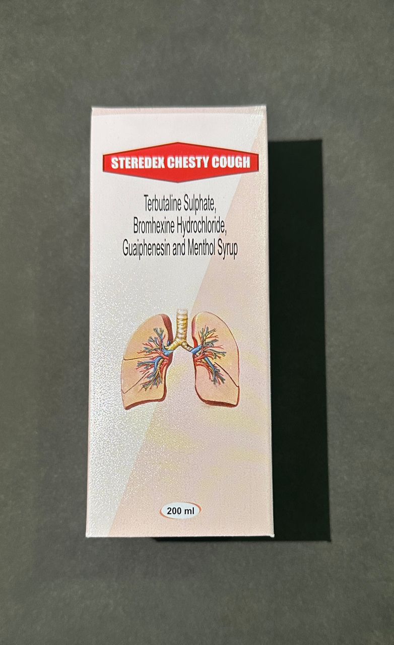 Steredex Chesty Cough Syrup - Relieves Chesty Coughs and Loosens Mucus